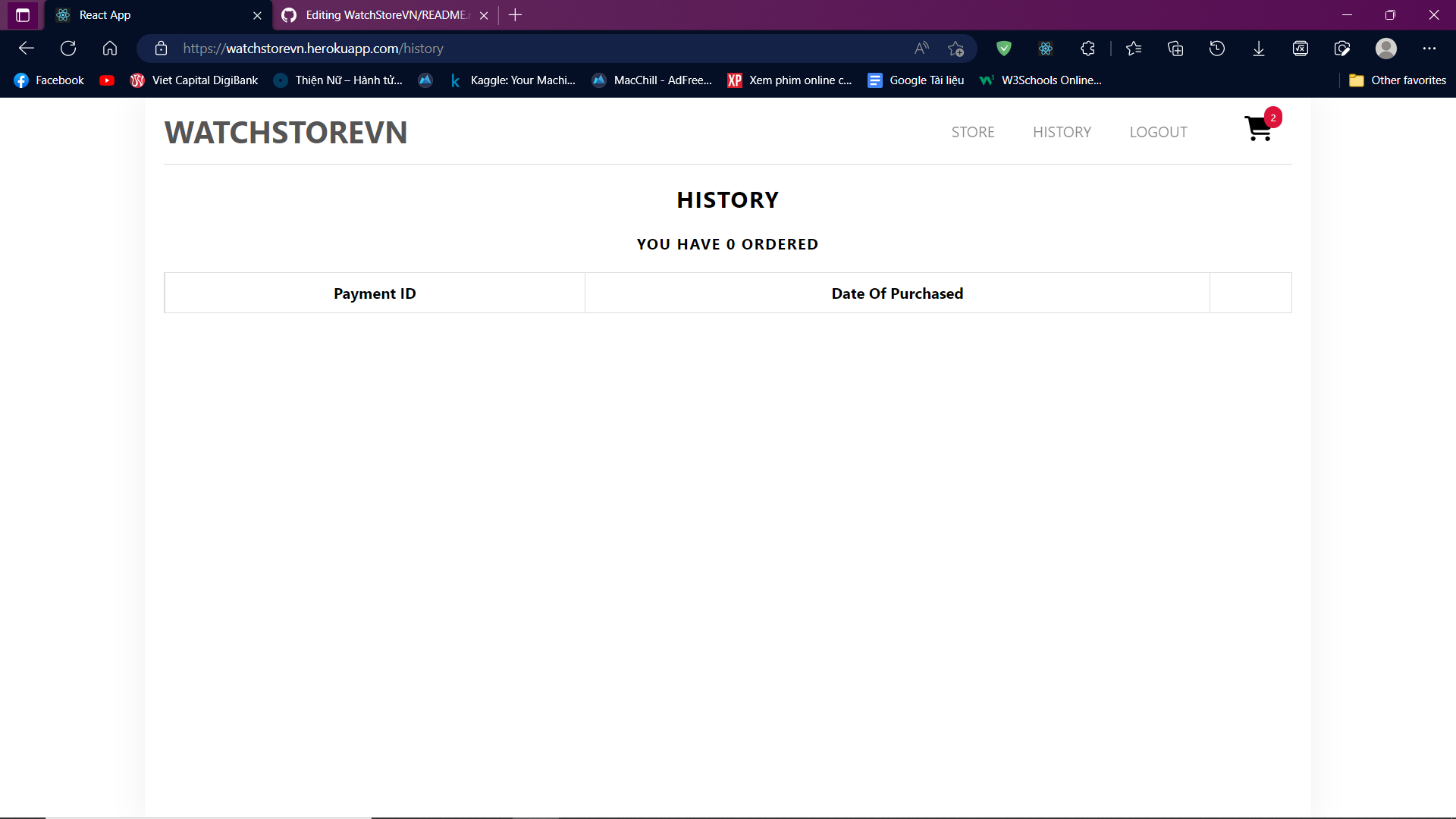 GitHub - Tom-V1605/WatchStoreVN