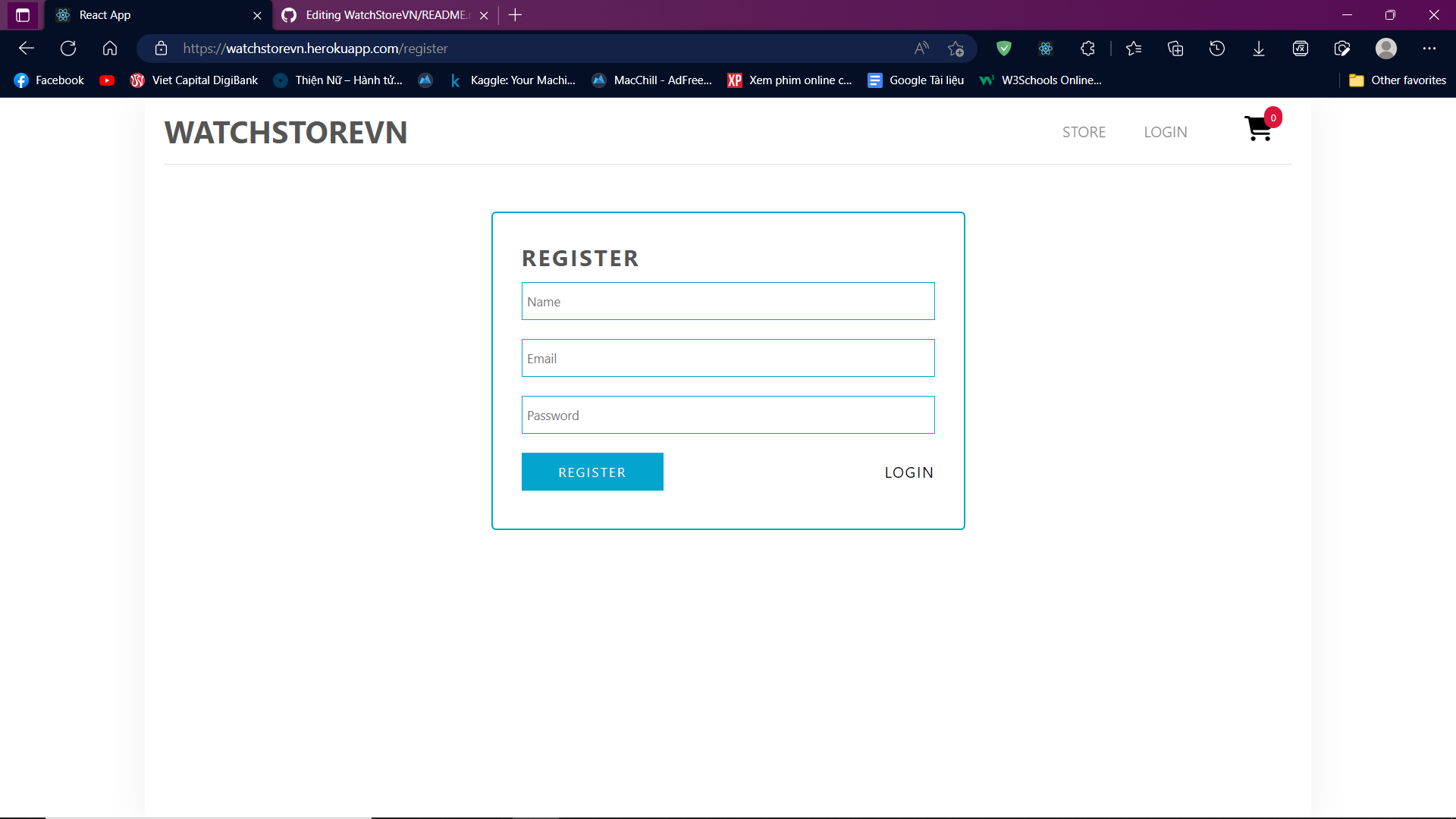 GitHub - Tom-V1605/WatchStoreVN