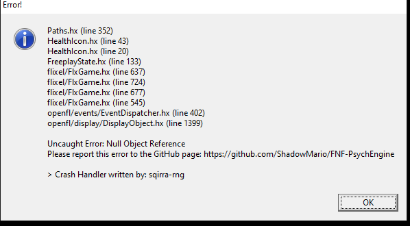 Error · Issue 11349 · Shadowmario Fnf Psychengine · Github