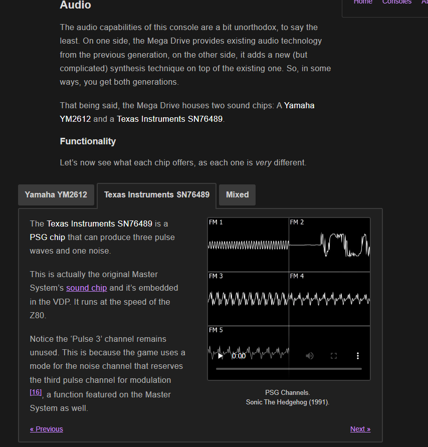 Mega Drive: FM Audio example where PSG Audio example should be · Issue #158 · flipacholas ...