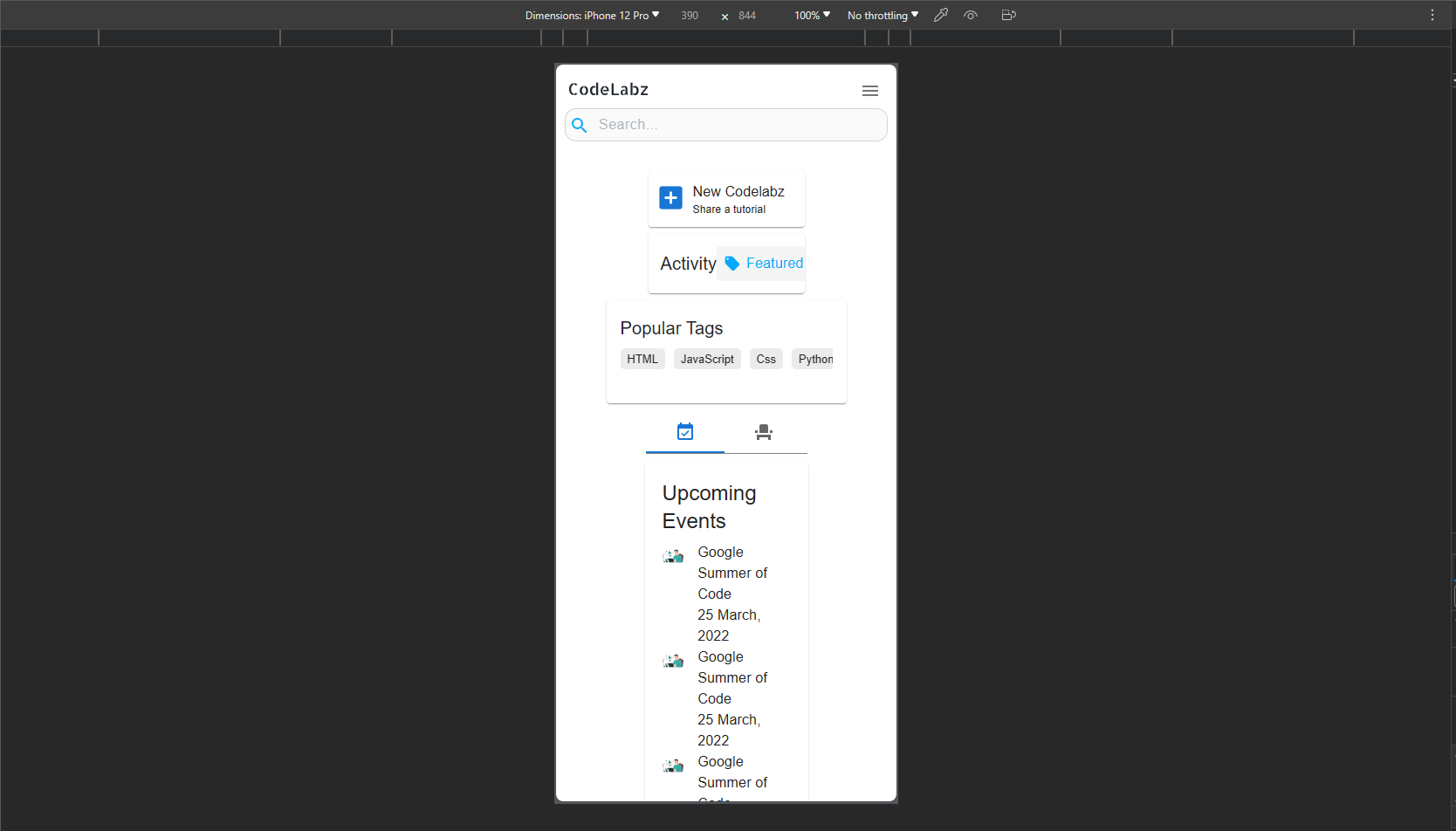 Make Website Responsive for Every Screen Size · Issue #948 · scorelab/Codelabz · GitHub