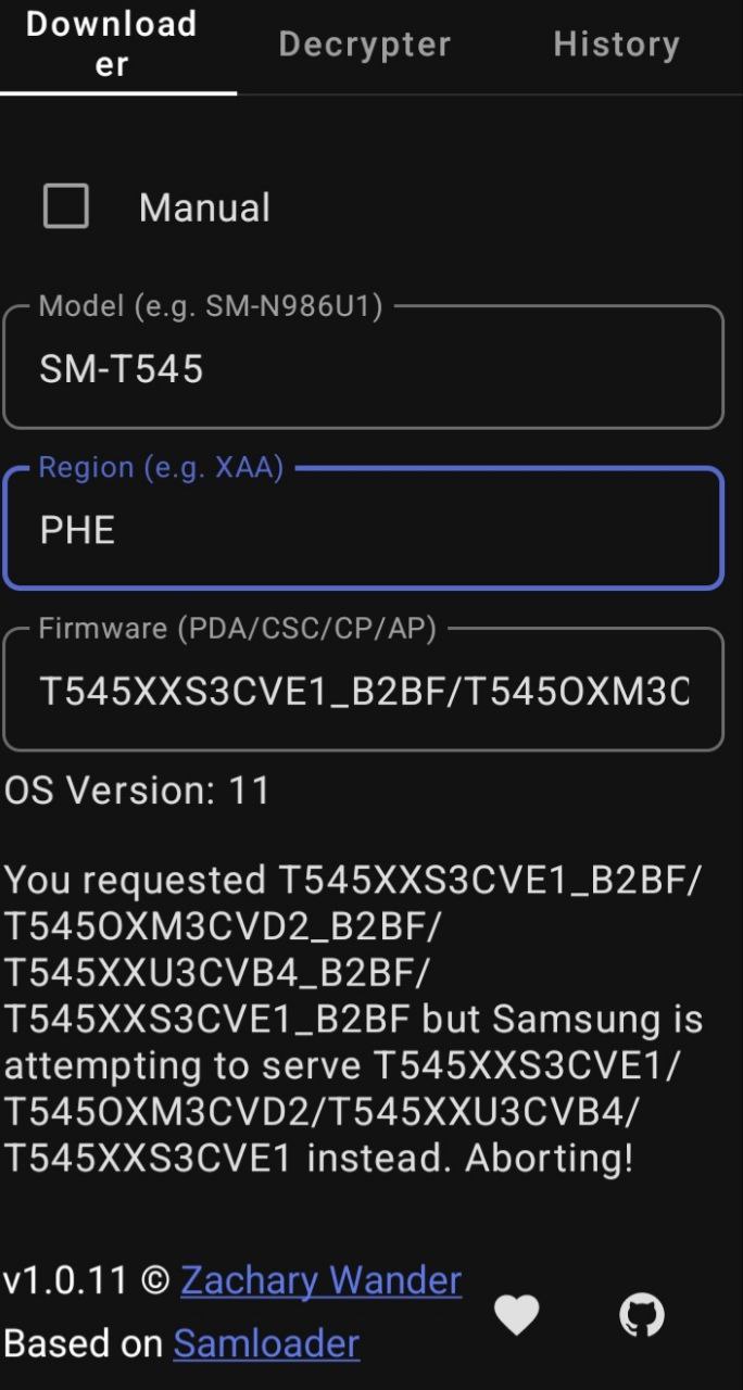 Small Issue T-545 ROM Download Suffix _B2BF Bifrost · Issue #81 · zacharee/SamloaderKotlin · GitHub