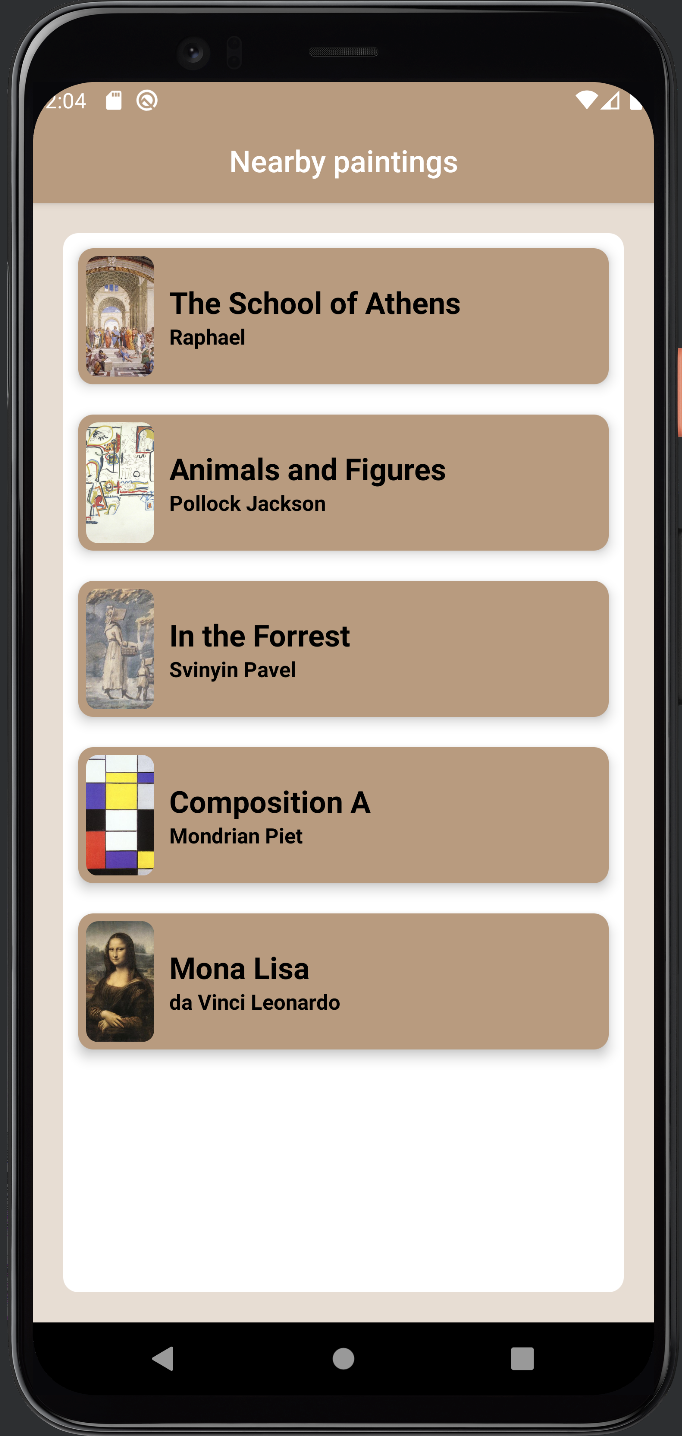 Github Niklasenberg Proximity Museum A Context Aware Smartphone Application For Museum