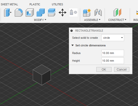 GitHub - elzbmaterny/Fusion360-Rectangle-Triangle: Autodesk Fusion 360 Add-in that create ...