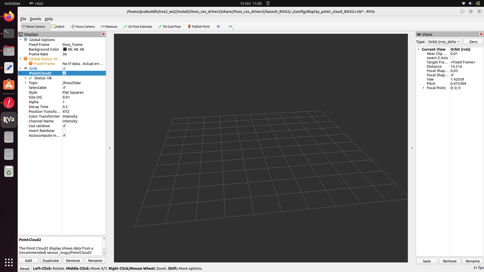 Mid 360 Lidar Integration In Ros2 · Issue 55 · Livox Sdk Livox Sdk2