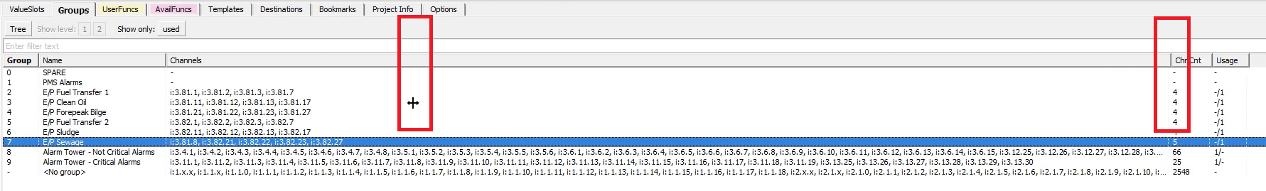 sliding of the cursor relative to the splitter when changing the width of the columns · Issue ...