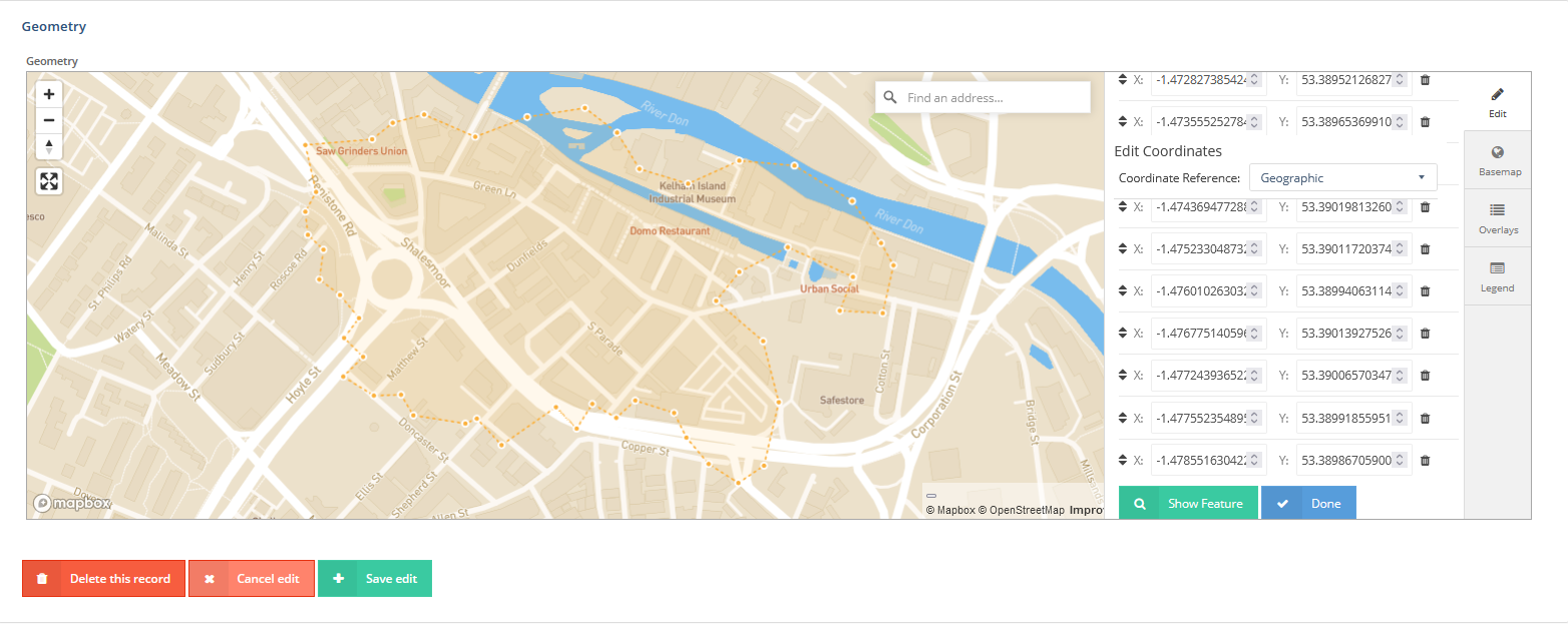 Edit Coordinates Polygon With Many Coordinates Fills Up Screen · Issue 9145 · Archesproject 