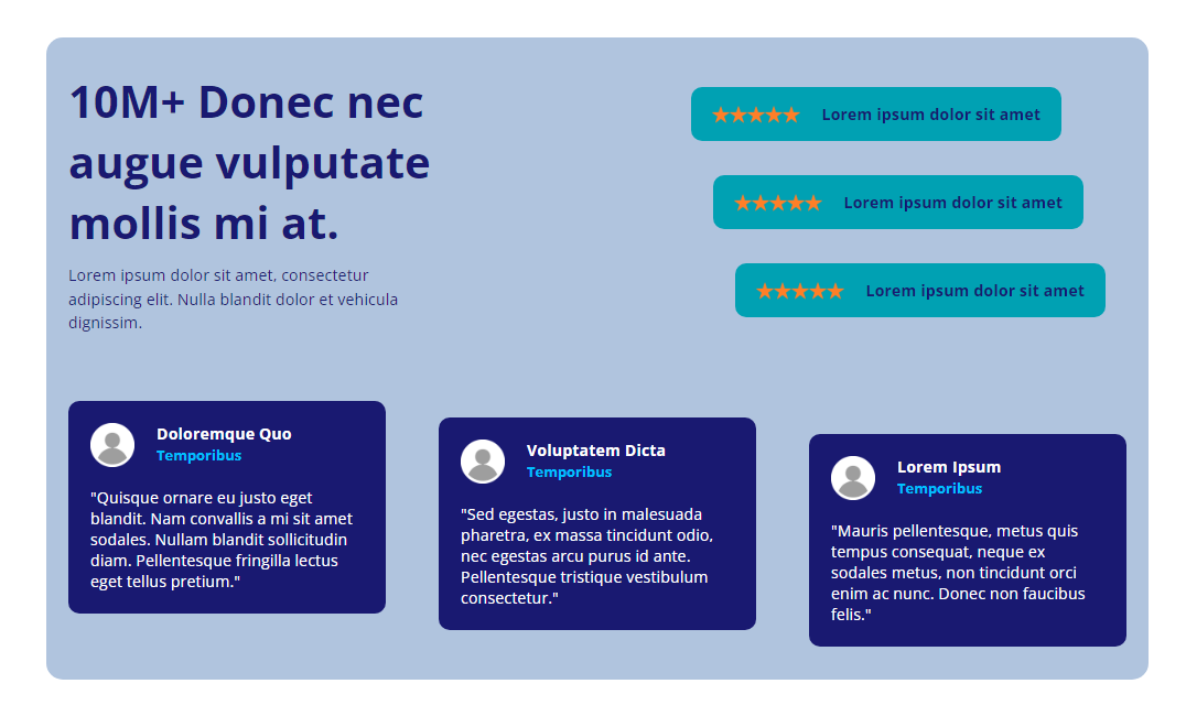 GitHub - sametcanbal/App-Popularity-Design: Social Proof Section Design