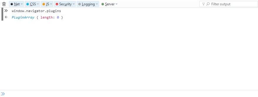 [G3] JS array windows.navigator.plugins does not list any plugin ...