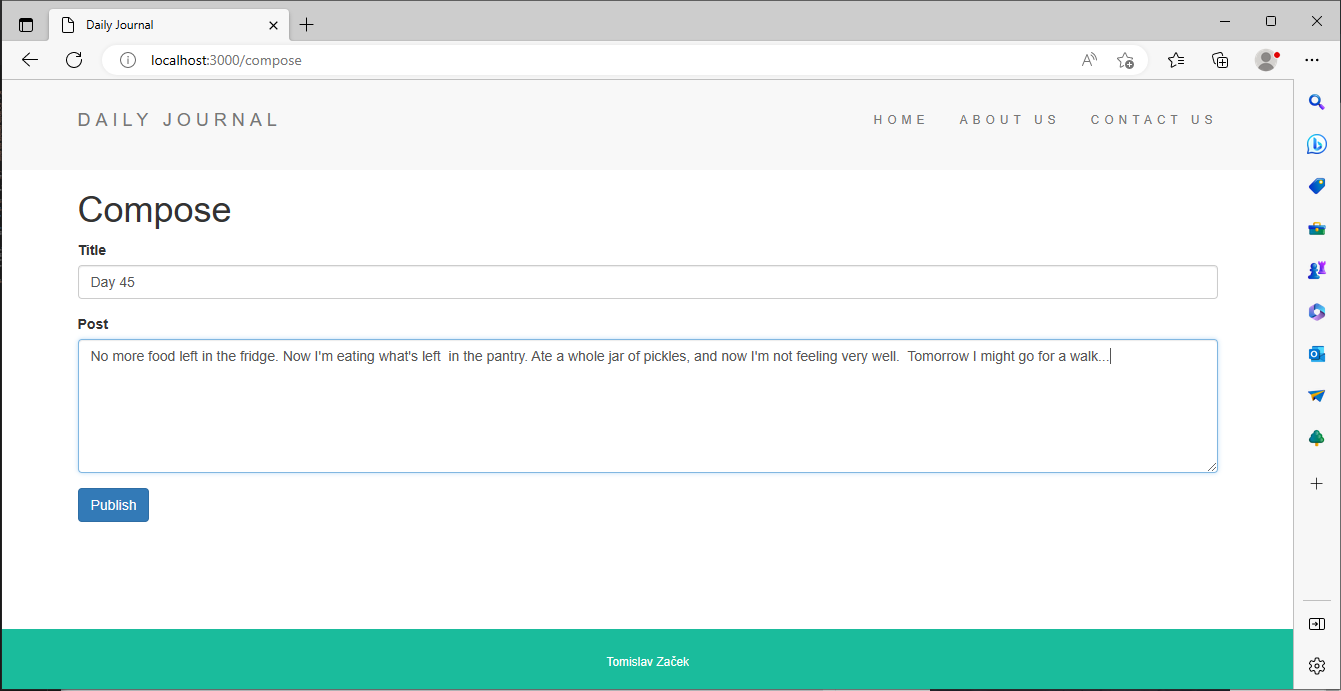 GitHub - TomZebra/Blog-Web-App