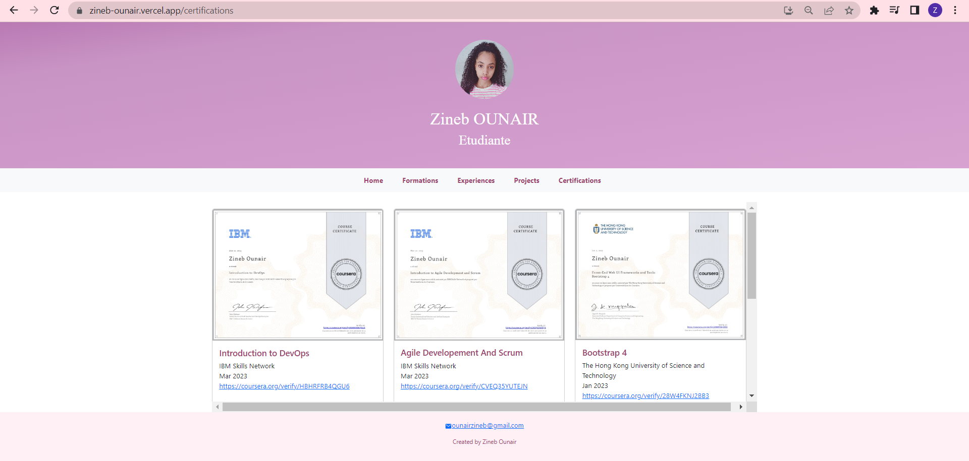 GitHub - ounairzineb/Portfolio GitHub - ounairzineb/Portfolio