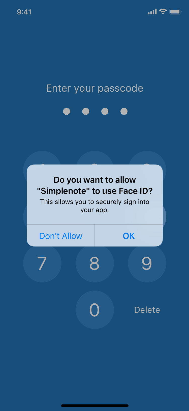 Nü Passcode · Issue #761 · Automattic/simplenote-ios · GitHub