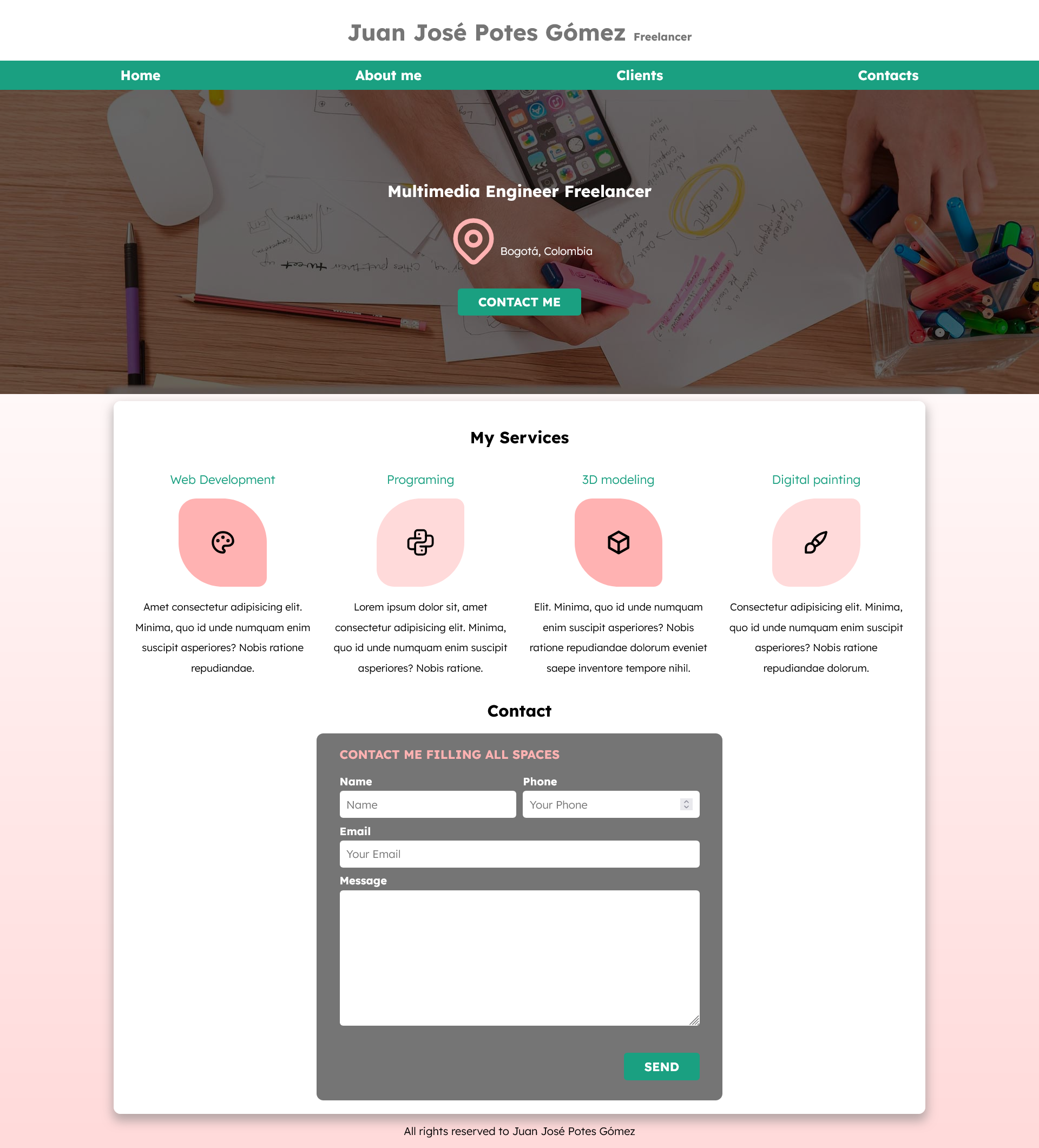 Github J Potes Freelancer Inicio