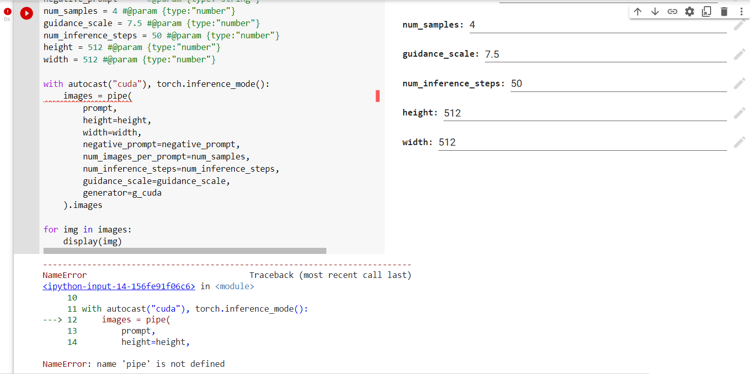 Erro no preview das imagens e erro no prompt · Issue #1 · Dpbm/dreambooth-tutorial · GitHub