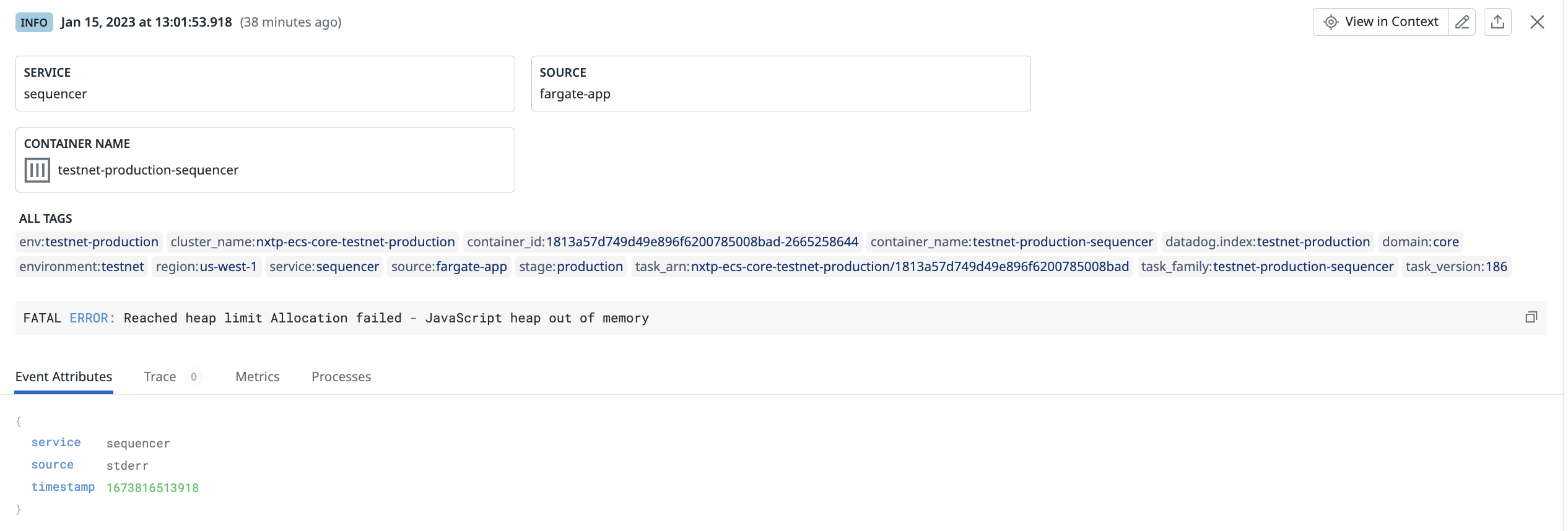 Sequencer-publisher is running out of memory · Issue #3064 · connext/monorepo · GitHub