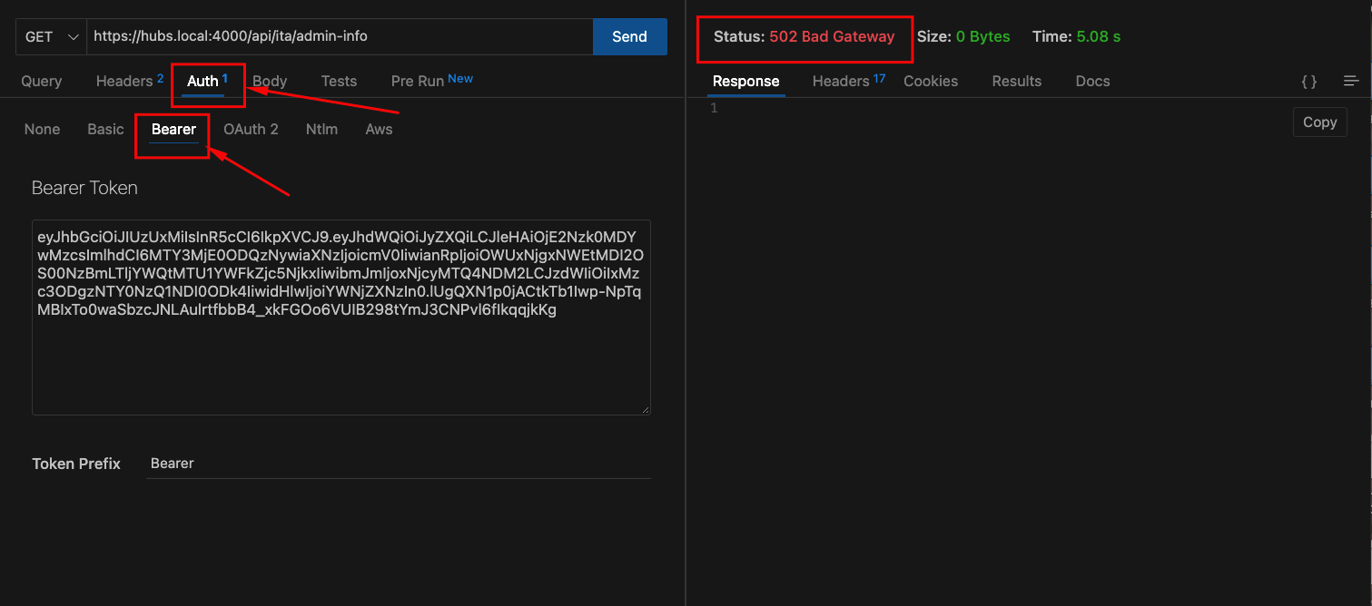 what is "localhost:6000" for ITA SERVER? and How do I resolve postgres error "Missing ...
