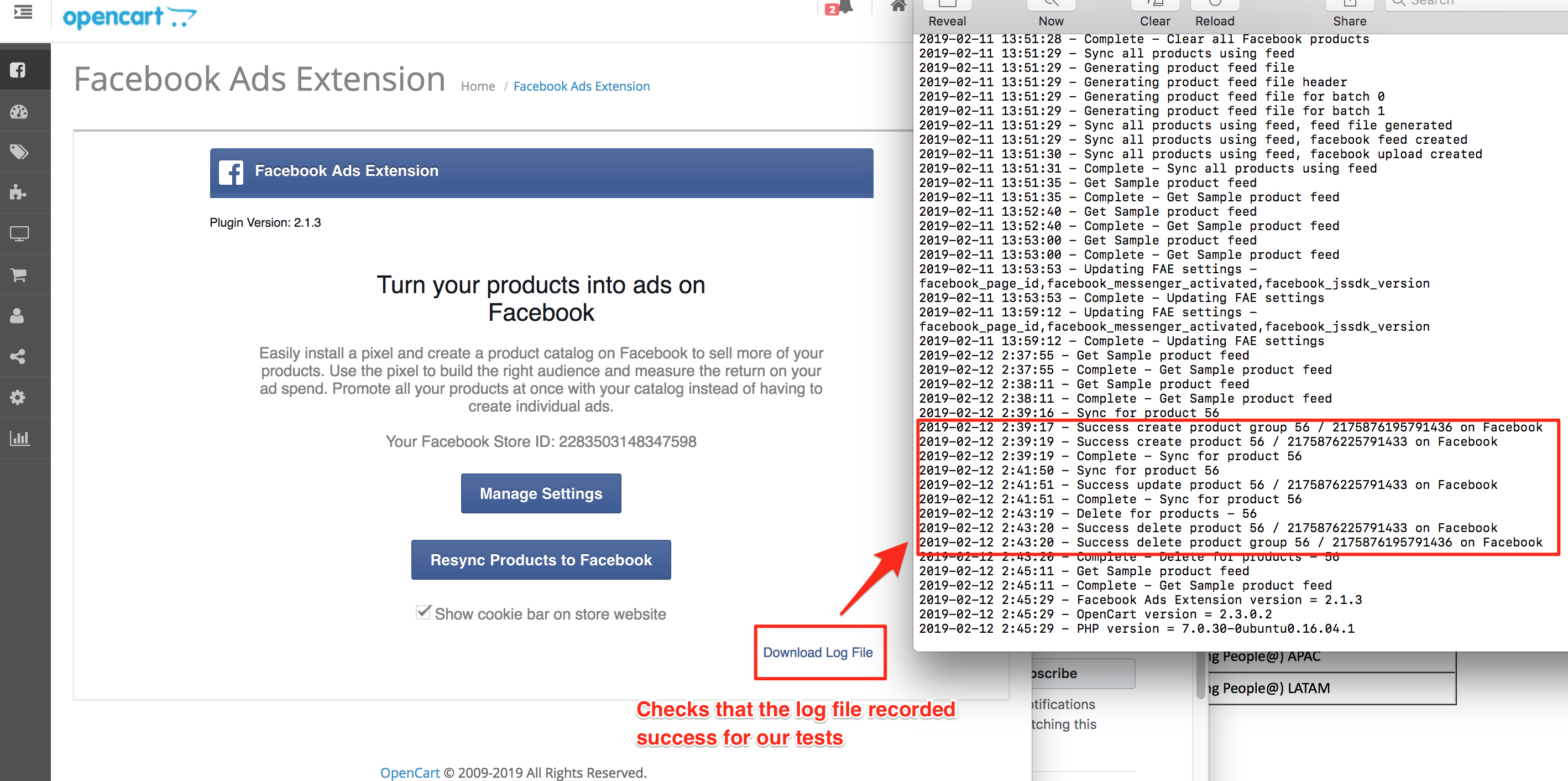 The Facebook access token is invalid. Please click on Facebook Ads Extension, Manage Settings ...
