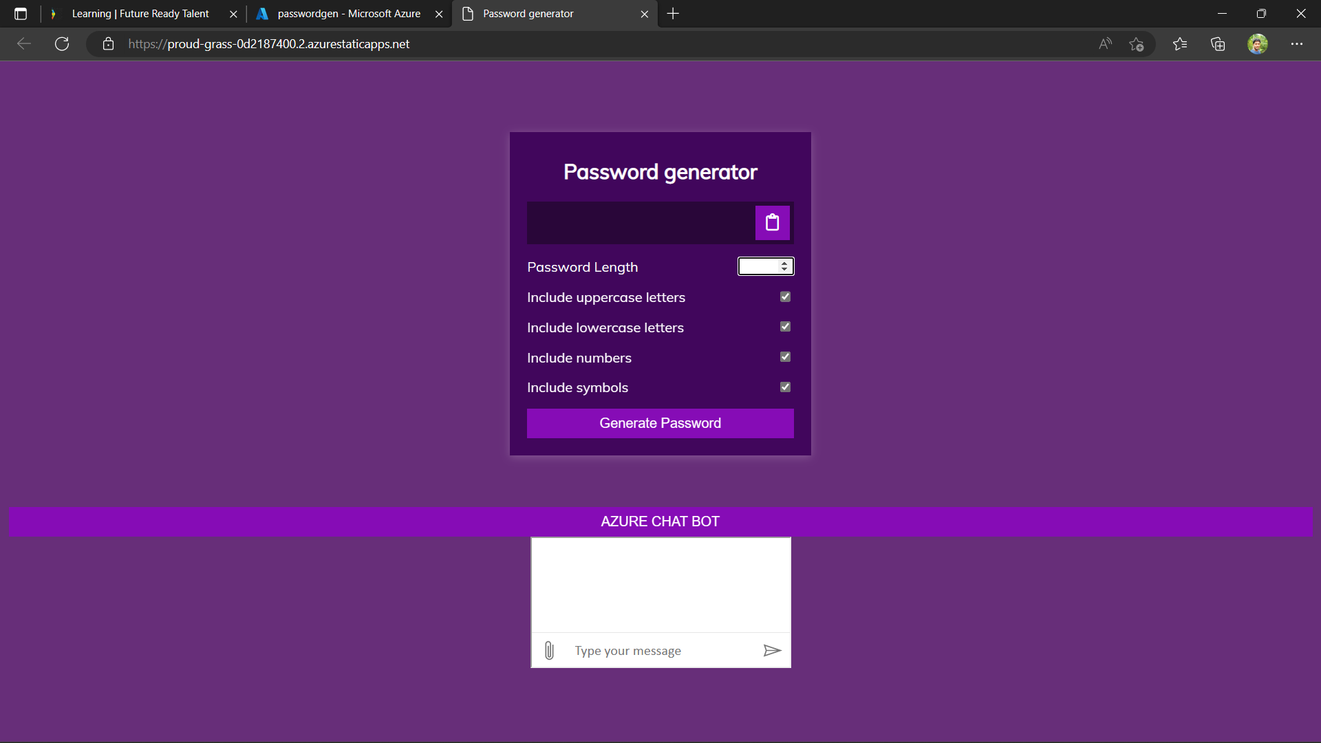 GitHub - saikumartanakala/passgencheck_azure-