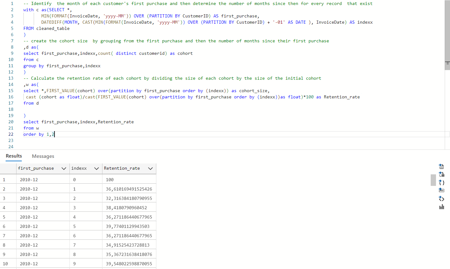 GitHub - lazarosper/Cohort-Analysis: This project involved conducting a ...