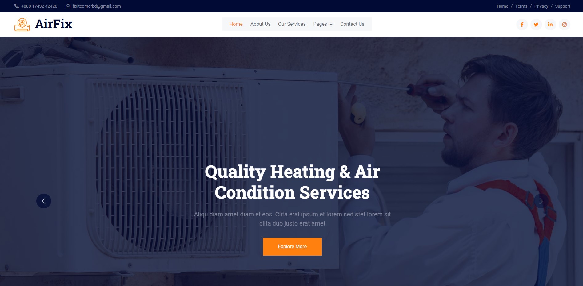 GitHub - YasinSehab/AirFix-Ac-Repair-Service