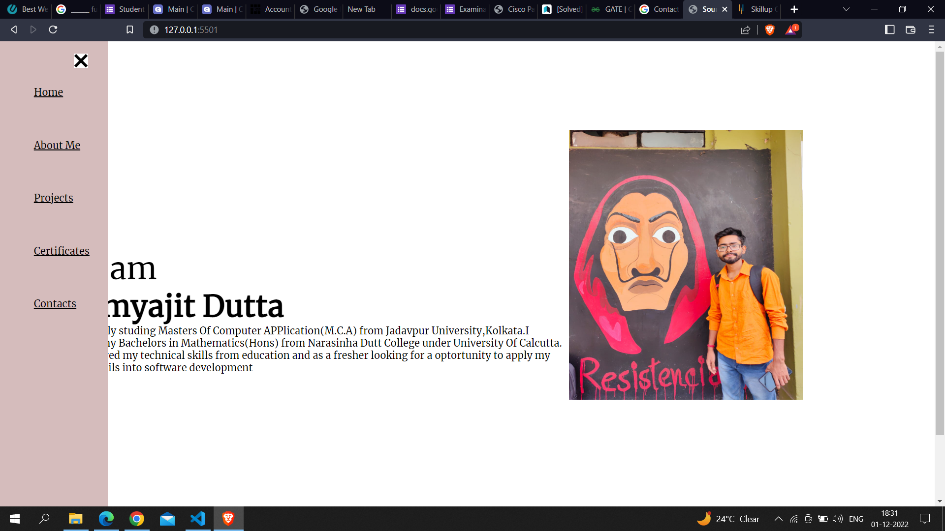 GitHub - Soumyajit71/Portfolio-Website: I builed a project on Web Devlopment and my project name ...