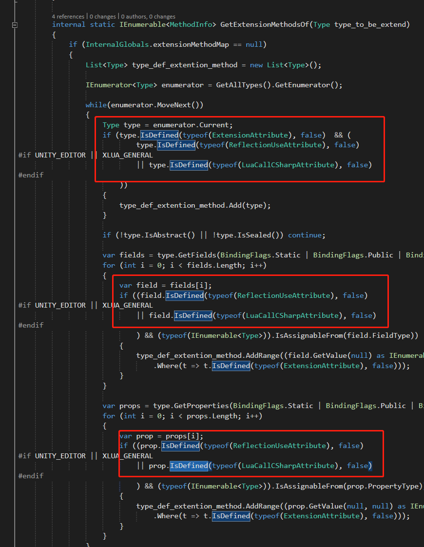 Unity API 拓展时，如果去除LuaCallCSharp标签，反射执行不了这个拓展方法 · Issue #423 · Tencent/xLua · GitHub