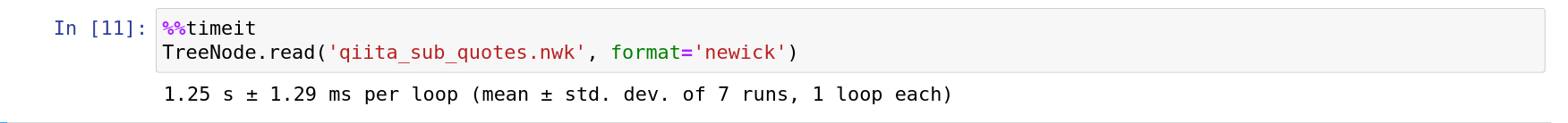 TreeNode.read unexpectedly slow · Issue #1825 · scikit-bio/scikit-bio ...