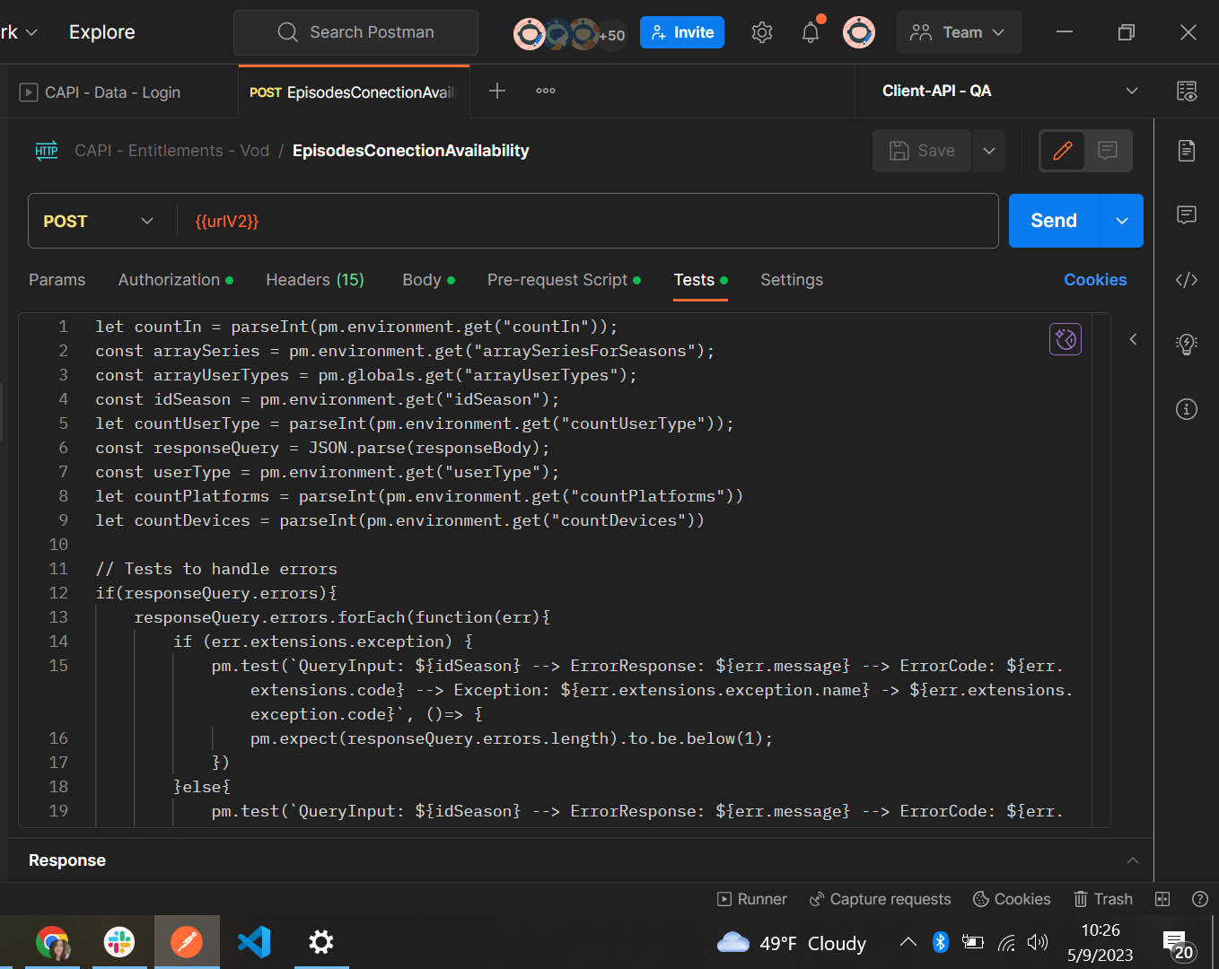 Test tab lost syntax highlighting · Issue #12292 · postmanlabs/postman ...