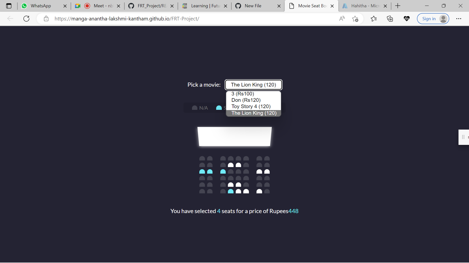 GitHub - Manga-Anantha-Lakshmi-Kantham/FRT-Project: Future Ready Talent Project Work Using HTML ...
