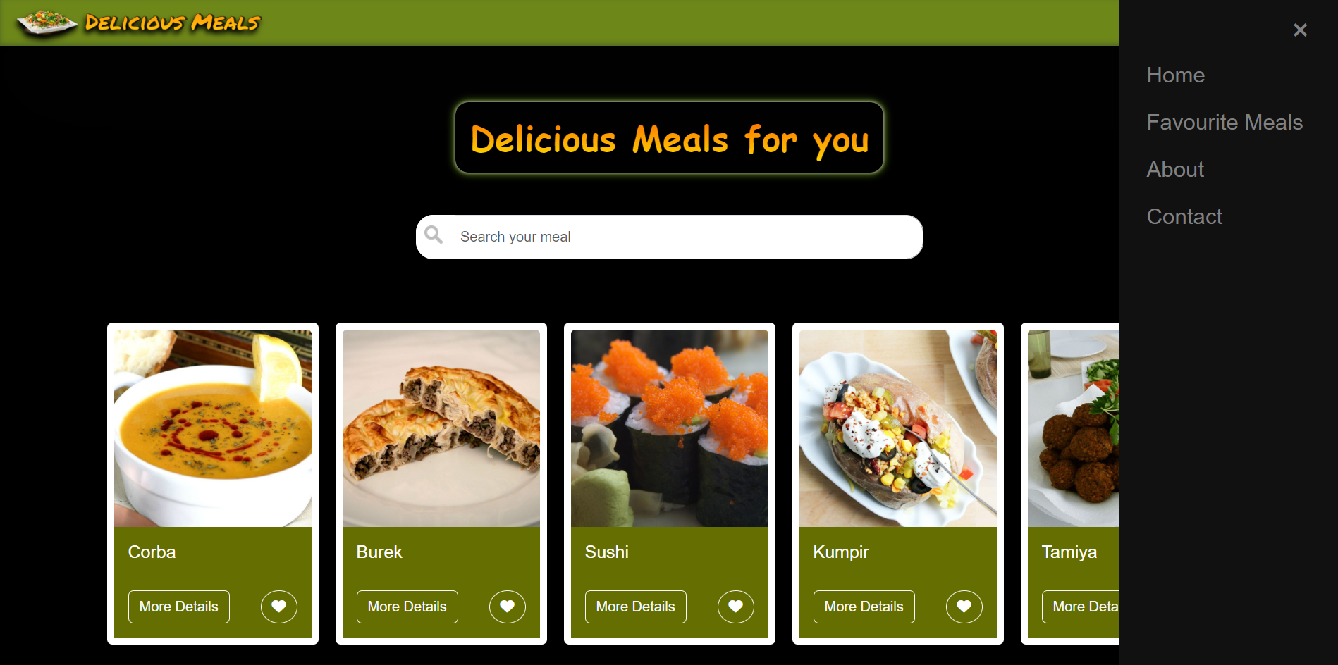 GitHub - sw4g9696/Delicious-meals-master