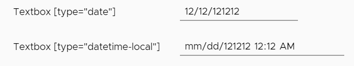 Textbox [type="date"] year format validation allows 6 character YYYY ...