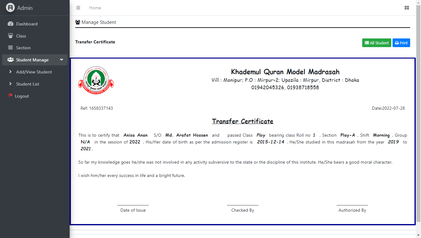 GitHub - coder-riad/laravel-student-management-system