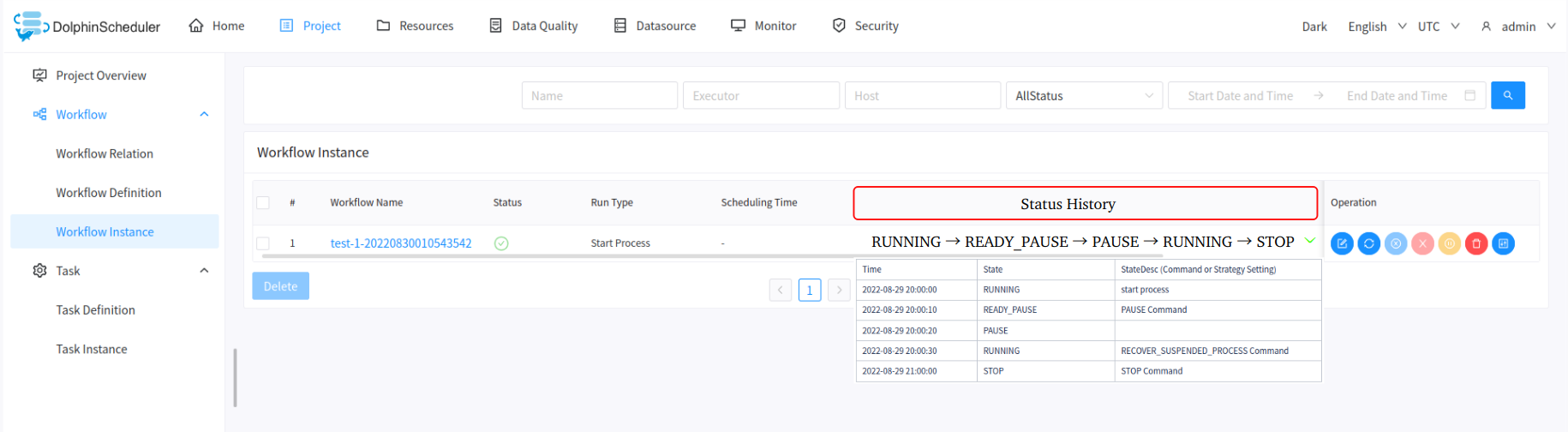 [feature][master] Display The Workflowinstance Taskinstance Failed Reason · Issue 11530