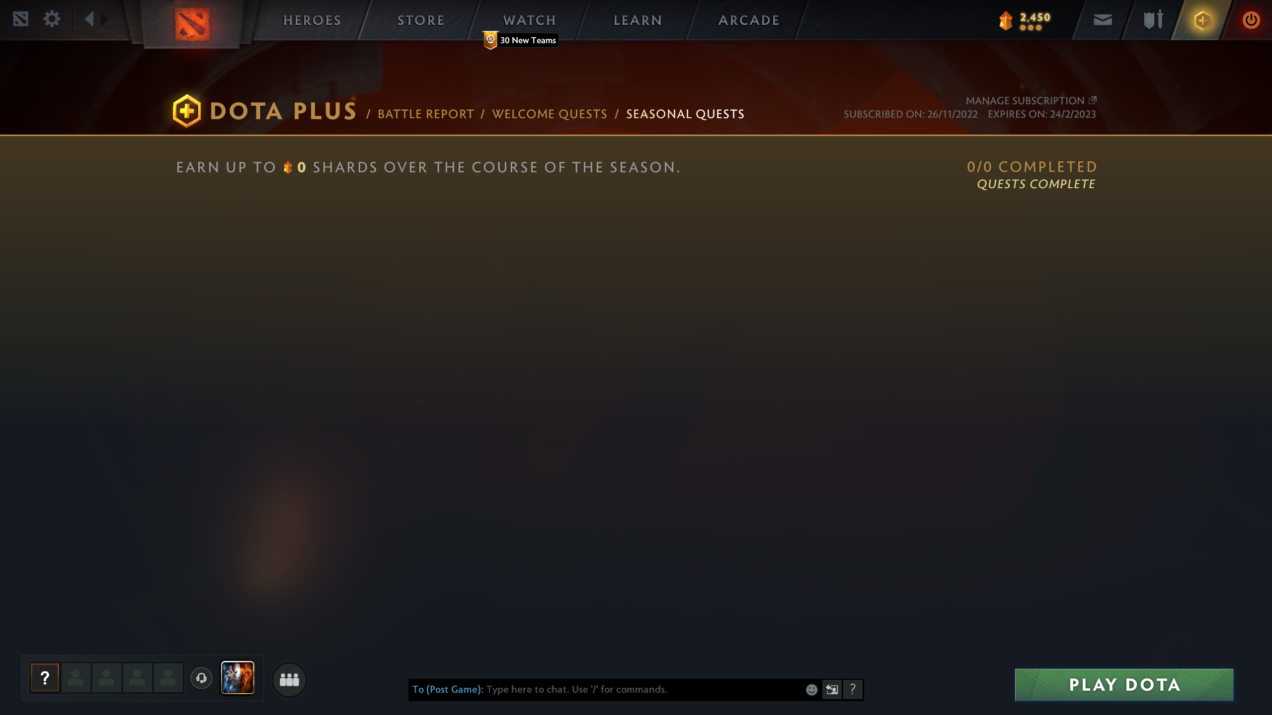 seasonal quests · Issue #5764 · ValveSoftware/Dota2-Gameplay · GitHub