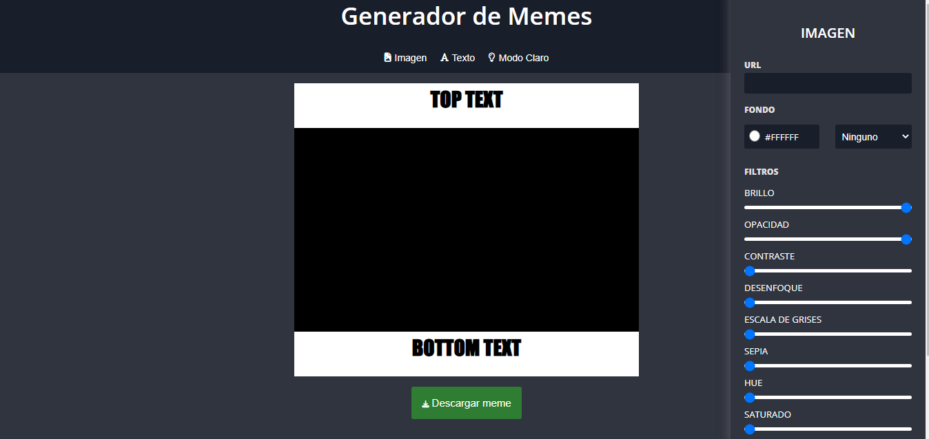 GitHub - marcelabrx/generador-de-memes: This meme editing program is the final project of the ...
