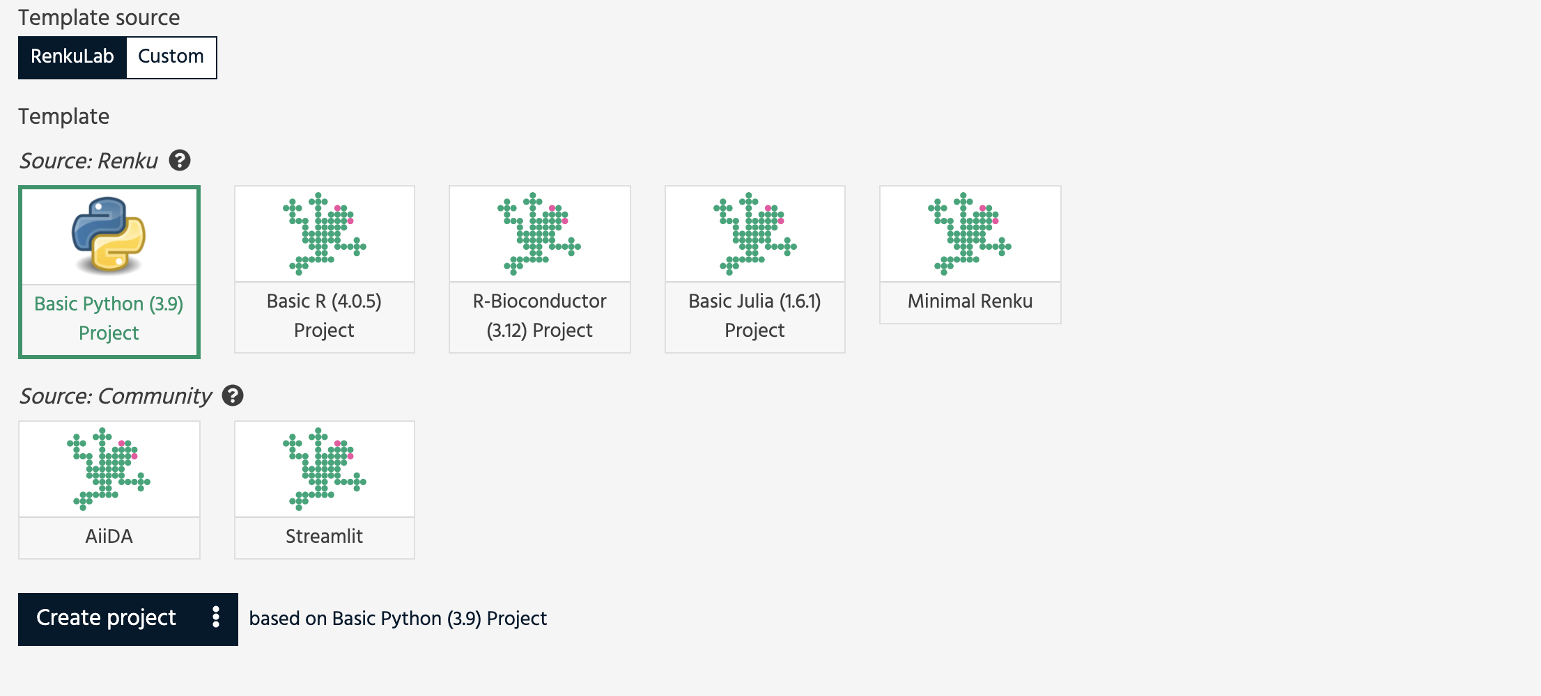 UX: Show more information with session start button · Issue #1564 · SwissDataScienceCenter/renku ...