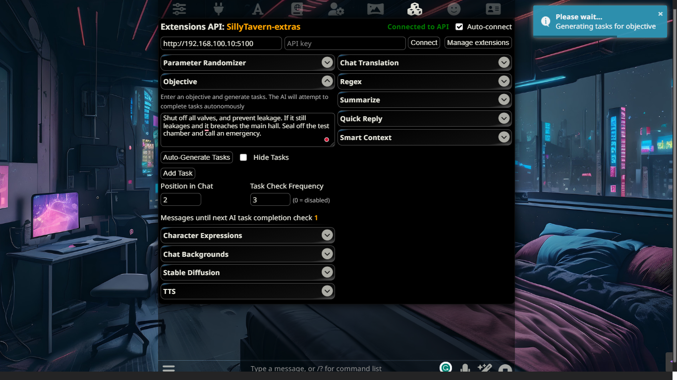 [BUG] Objective extension not working as expected · Issue #677 · SillyTavern/SillyTavern · GitHub