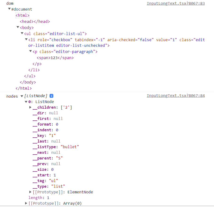 Bug: Checklist converts back to Bullet List on $generateNodesFromDOM · Issue #3479 · facebook ...