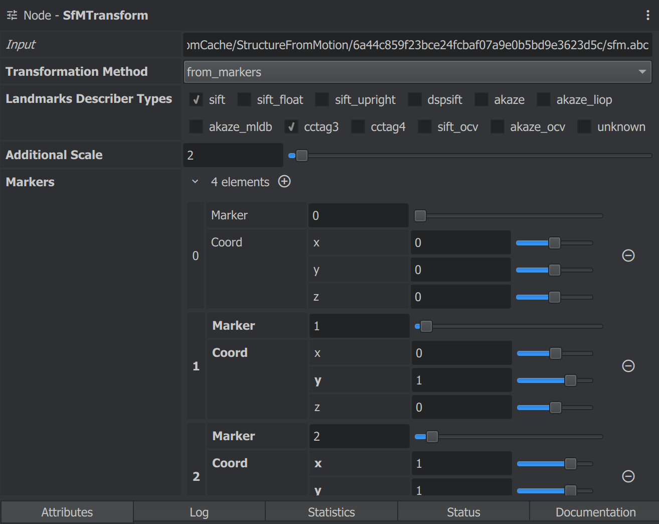sfmTransform a mesh with cctag3 · Issue #1676 · alicevision/Meshroom ...