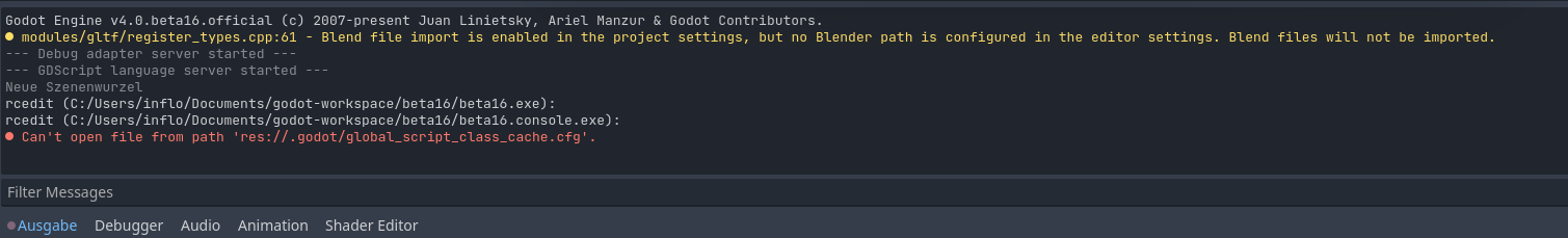 Can't open file from path 'res://.godot/global_script_class_cache.cfg'. · Issue #72284 ...