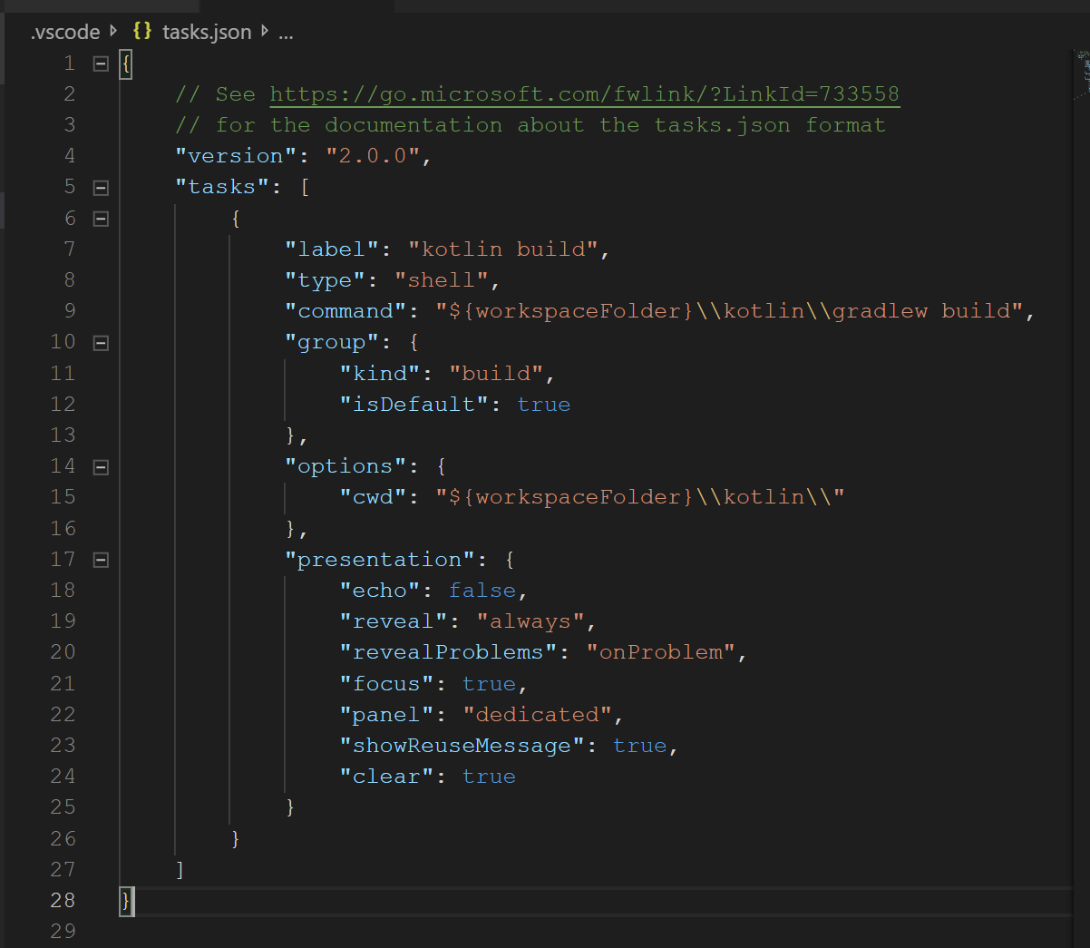 Confugure Build Task hangs forever / does not open editor · Issue ...