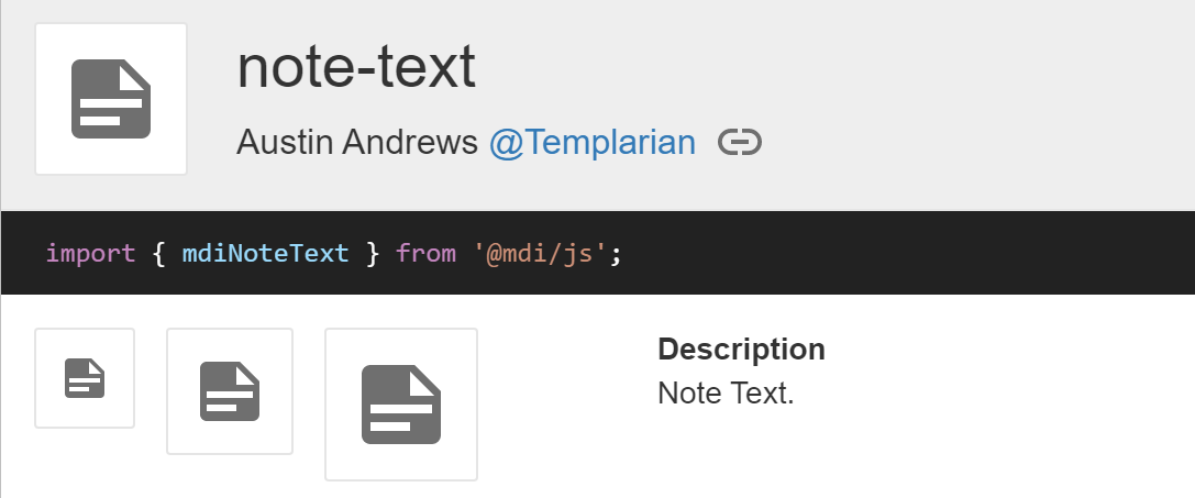 note-text-outline · Issue #4443 · Templarian/MaterialDesign · GitHub