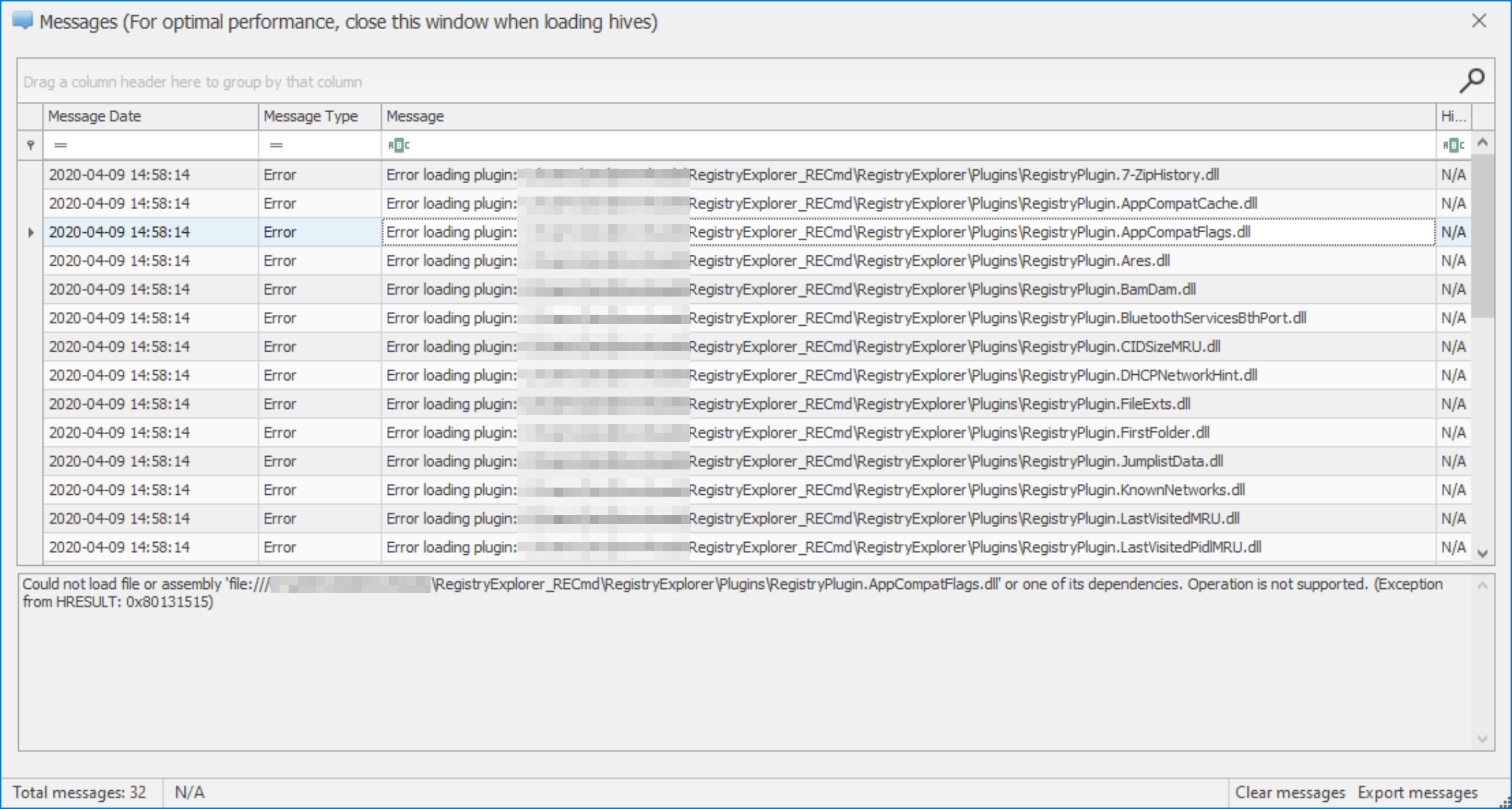 Registry Explorer does not load plugins · Issue #127 · EricZimmerman/Issues · GitHub