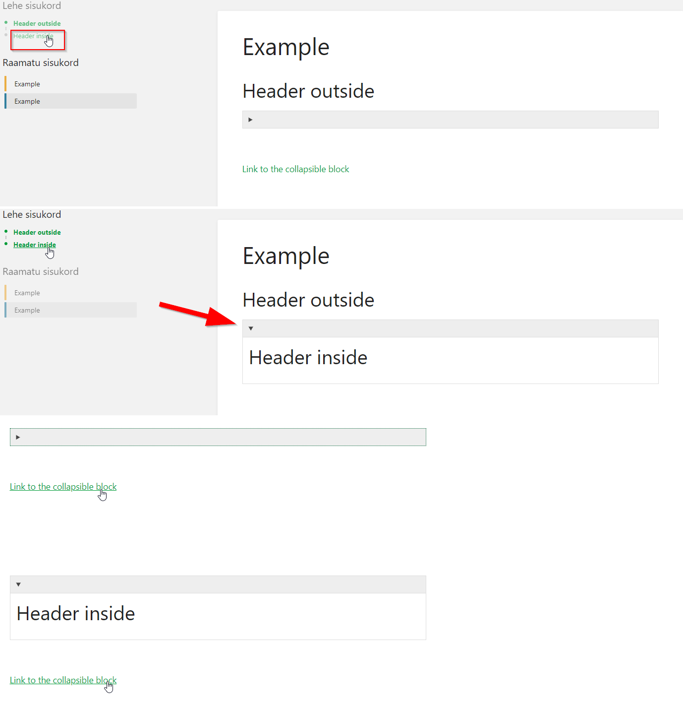 Header Links In Page Of Content Open Collapsible Blocks · Issue 4056 · Bookstackappbookstack 