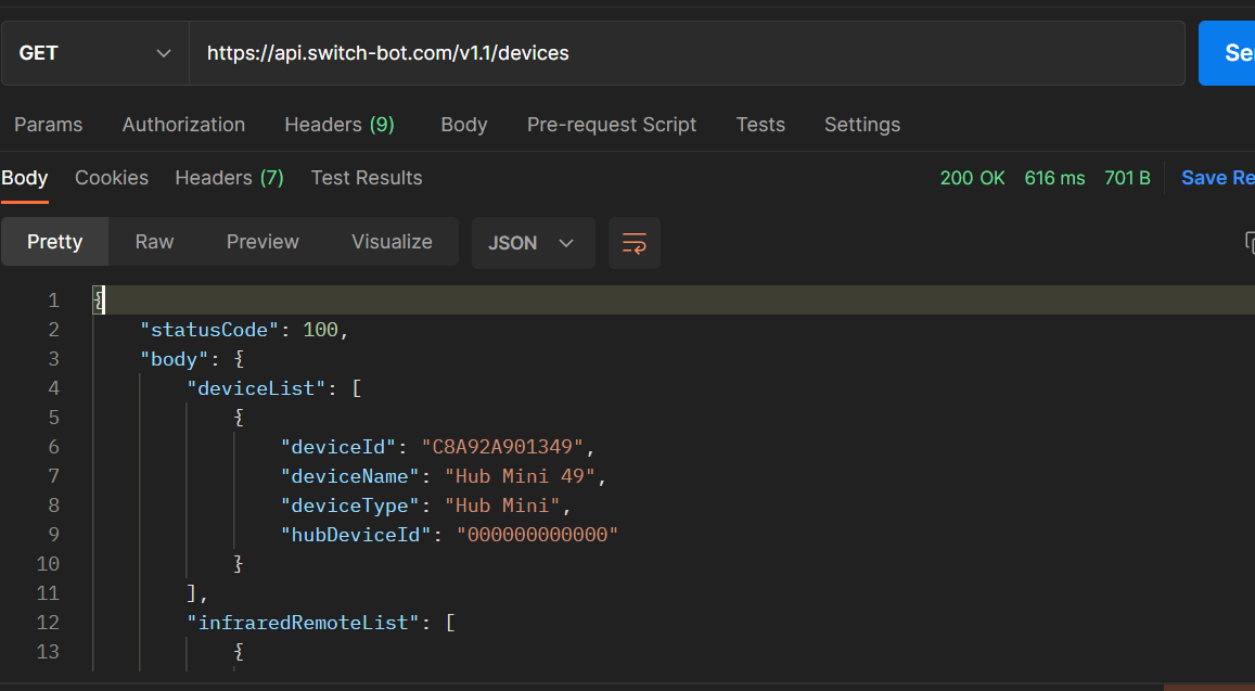 Use Hub Mini 415 Error · Issue 161 · Openwonderlabs Switchbotapi · Github