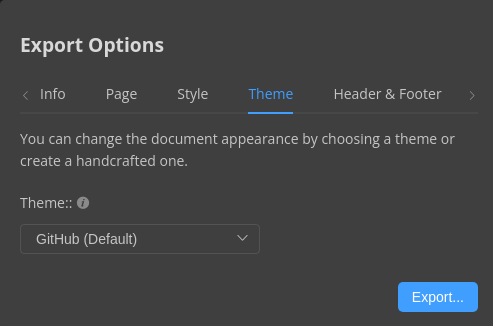 Export/print feature should show previews or so especially to choose the theme · Issue #3644 ...