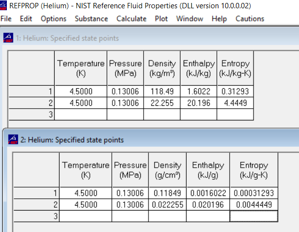 The problem with density units · Issue #451 · usnistgov/REFPROP-issues ...