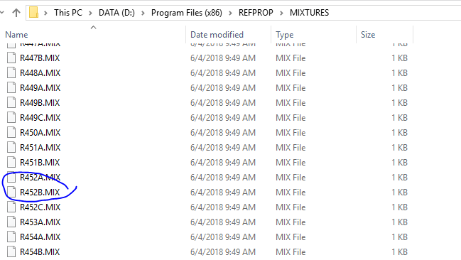 Mixture list difference between GUI and dll · Issue #241 · usnistgov ...