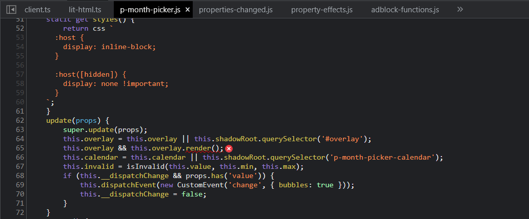 Issues In A P Month Pickerjs After Integrated In Spring Boot And Vaadin Project · Issue 1