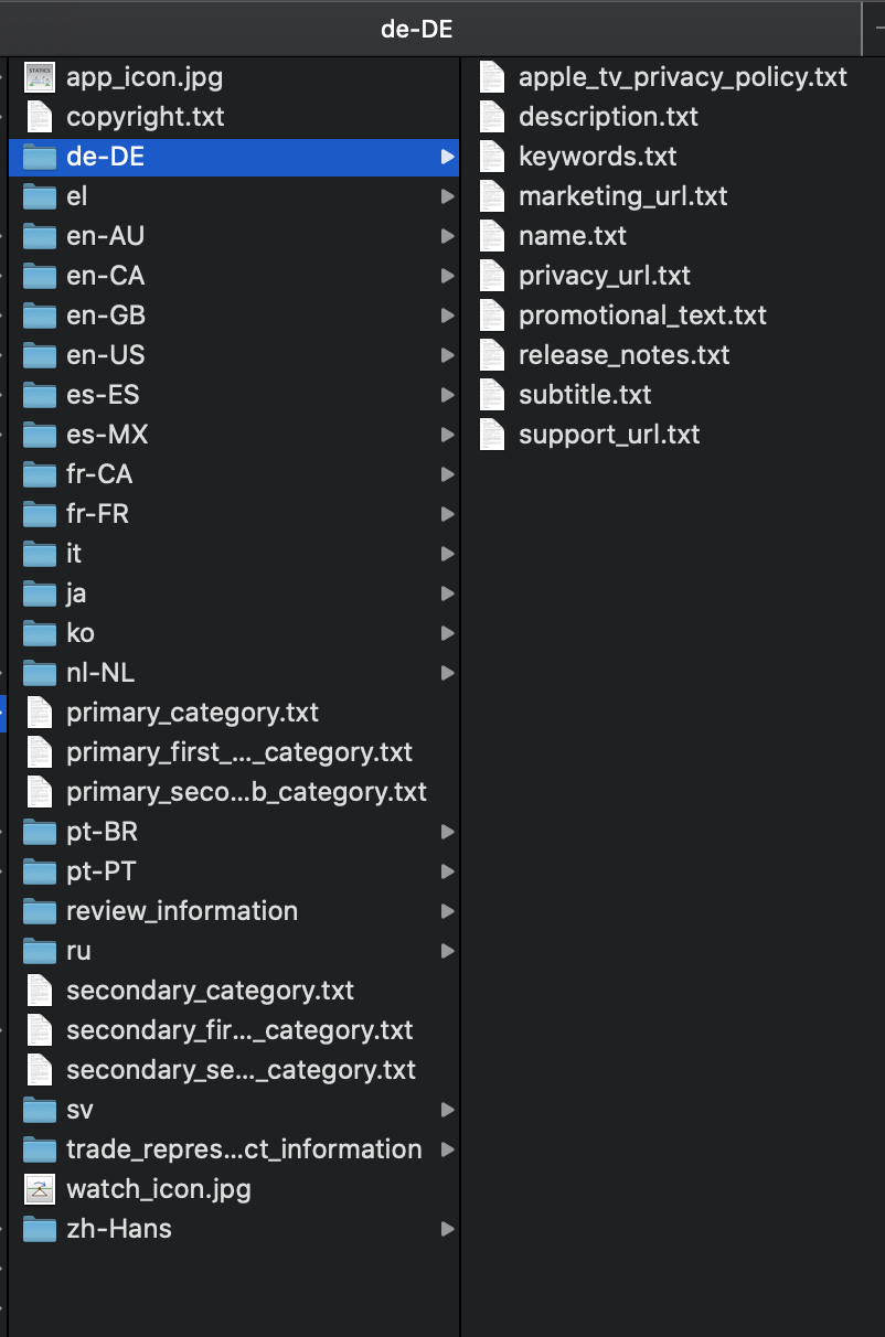 Fastlane Deliver Uploadmetadatarb299in ` String Not Matched Indexerror · Issue 